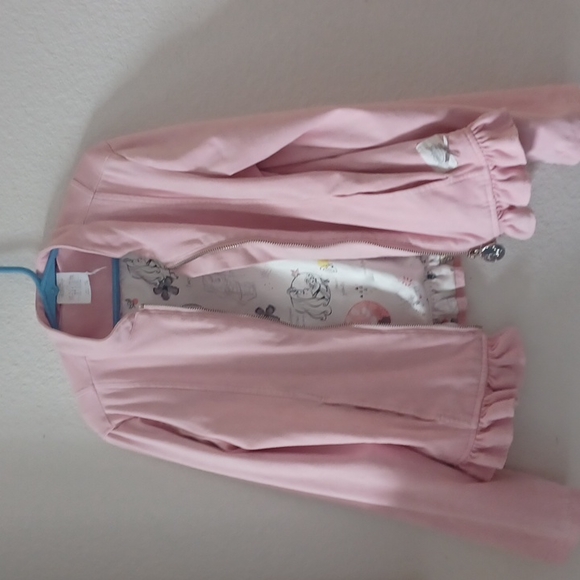 Disney | Jackets & Coats | Disney Princess Jacket Suede Feeling Girls ...